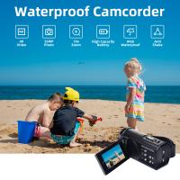 China 4K Video Camera Camcorder 5M/16.4Ft Waterproof Ultra HD 56MP 18X Digital Zoom Underwater Vlogging Camera for Youtube for sale