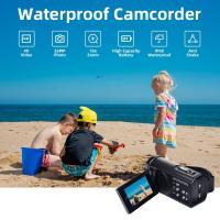 China 4K Video Camera Camcorder 16.4Ft Waterproof Ultra HD 18X Zoom Underwater Camera Vlogging  for Youtube for sale