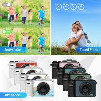 China 4K 56MP Digital Cameras Camcorder with WiFi, Auto Focus & Anti-Shake, Face Detect, Vlogging Camera for Photography for sale