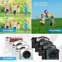 China Hot Sale Professional 4K Black Auto Focus 18x Digital Zoom,3'' IPS Screen Digital High-Definition Camera for Photography for sale
