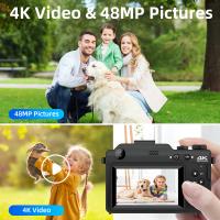 China 4K Digital  Video FHD Cameras Camcorder with WiFi 4K 48MP  Face Detect Customisable DIY Panel Cameras  for Youtube for sale