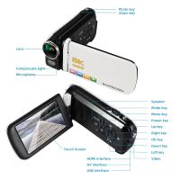 China Portable Video Cameras  8K Camcorder 18X Digital Zoom 2.4 IPS Touch Screen  with Face Capture and Beauty Face Camera for sale