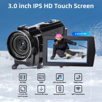 China Professional 4K Digital Video Cameras Recorder with Wifi 48mp 16x Digital Zoom Camcorder Vlogging Camera for Youtube for sale