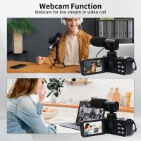 China Professional Hot Sale 4K HD Travel Handy Video Camera Camcorder Vlogging Camera for Youtube for sale