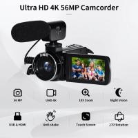 China Professional Hot Sale 4K HD Travel Handy Video Camera Camcorder Vlogging Camera for Youtube for sale