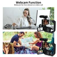China Newest Hd 4K Video Camera Camcorder 3.0 Inch Touch Screen Wifi Ir Night Vision Vlogging Camera for Youtube for sale