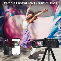 China OEM/ODM 4k Dual Lens Digital Video Camera  48mp Camcorder for Youtube Vlogging with Wifi Digital Camera Recorder for sale