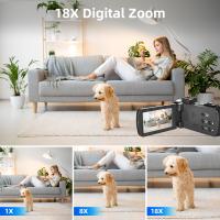 China Hot Sale 1080P Handy HD Camcorder Video Cameras 18X Digital Zoom DV With Face Capture&Anti Shake&Beauty Face Vlog Cameras for sale