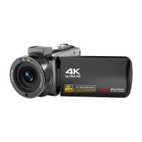 China Newest 4K Video Camera Camcorder UHD Fill Light 3.0 IPS Touch Screen 18X  Zoom Vlogging Camera for YouTube Live Streaming for sale