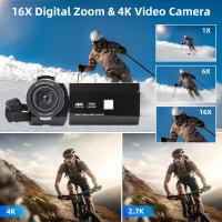 China OEM/ODM 4k Dual Lens Digital Video Camera  48mp Camcorder for Youtube Vlogging with Wifi Digital Camera Recorder for sale