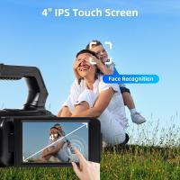 China 2.7K Video Camera Camcorder,16X Optical Zoom 4.0 Inch IPS Screen for  Vlogging Live Streaming Camera Recorder With Microphone for sale