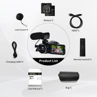 China Newest Hd 4K Video Camera Camcorder 3.0 Inch Touch Screen Wifi Ir Night Vision Vlogging Camera for Youtube with Micro for sale