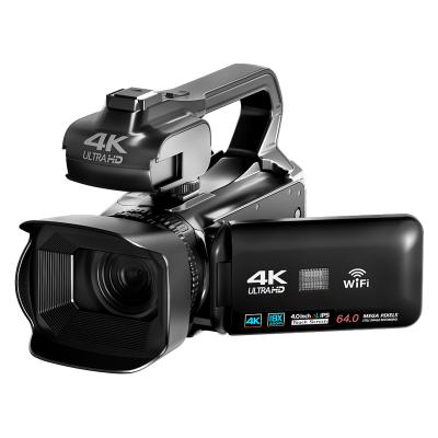 China Hot Sale 4K Video Camera DV Camcorder 4.0'' Touch Screen 18X Digital Zoom Support Wifi Webcam Vlogging Camera for Youtube for sale