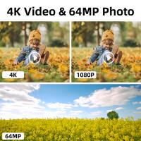 China Hot Sale 4K Video Camera DV Camcorder 4.0'' Touch Screen 18X Digital Zoom Support Wifi Webcam Vlogging Camera for Youtube for sale