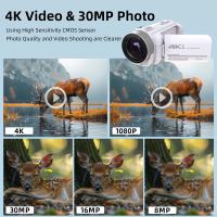 China Factory Direct 4K Video 30MP Photo Digital Camera Camcorder 10X Optical Zoom 3.0 IPS Touch Screen Support Wifi AF Auto Focus for sale