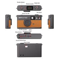 China Retro Easy to Use Screenless CMOS Digital Camera 8MP Photo 8 Mode Filters with LED Flash for Camping Party Photography As Gift for sale