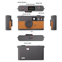 China Vintage Easy to Use Screenless CMOS Digital Camera 8MP Photo 8 Mode Filters with LED Flash for Camping Party Photography As Gift for sale