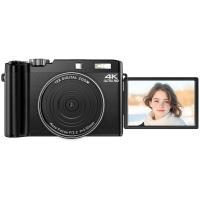 China 4K 64MP CMOS Retro Cheap Digital Camera 18X Digital Zoom Anti Shake 2.8 Inch Flip Screen Vlog Camera for Vlog As Christmas Gift for sale