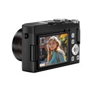 China 4K 64MP CMOS Retro Cheap Digital Camera 18X Digital Zoom Anti Shake 2.8 Inch Flip Screen Vlog Camera for Vlog As Christmas Gift for sale