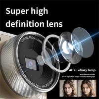 China 4K Vintage Digital Camera 64MP with Autofocus 16x Digital Zoom 3.0 Inch IPS Screen 1200mAh Battery for Vlog  As Christmas Gift for sale