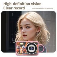 China HD 1080P 64MP Card Digital Camera 2.8 Inch Screen Dynamic Photo Print Three Pattern Retro Digital Camera for Kids Youth for sale