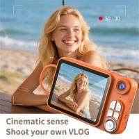 China HD 1080P 64MP Card Digital Camera 2.8 Inch Screen Dynamic Photo Print Three Pattern Retro Digital Camera for Kids Youth for sale