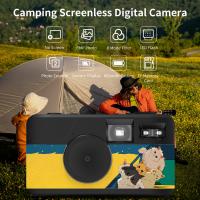 China Retro Screenless Digital Camera Screen-free 8 Mode Filters Without Screen 8MP Photo with Photo Counter LED Flash Camping Camera for sale