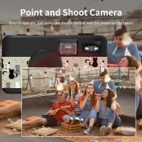 China Vintage Screenless Digital Camera Screen-free 8 Mode Filters Without Screen 8MP Photo with Photo Counter Flash Camping Camera for sale