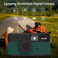 China 2025 New Retro Vintage Mini Screenless Digital Camera Screen Free 8 Mode Filters Without Screen 8MP Photo Flash Camping Camera for sale