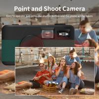 China 2025 New Retro Vintage Mini Screenless Digital Camera Screen Free 8 Mode Filters Without Screen 8MP Photo Flash Camping Camera for sale