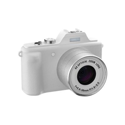 China Newest HD 2.7K 6X Optical Zoom Digital Camera DSLR Camera 3.0'' IPS Screen Anti-Shake Retro Vintage Camera for Photography for sale