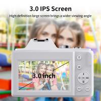 China Newest HD 2.7K 6X Optical Zoom Digital Camera DSLR Camera 3.0'' IPS Screen Anti-Shake Retro Vintage Camera for Photography for sale