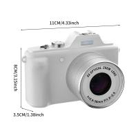 China Newest HD 2.7K 6X Optical Zoom Digital Camera DSLR Camera 3.0'' IPS Screen Anti-Shake Retro Vintage Camera for Photography for sale
