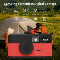 China Retro Screenless Digital Camera Screen-free 8 Mode Filters Without Screen 8MP Photo with Photo Counter LED Flash Camping Camera for sale