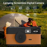 China Retro Screenless Digital Camera Screen-free 8 Mode Filters Without Screen 8MP Photo with Photo Counter LED Flash Camping Camera for sale