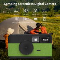 China Retro Screenless Digital Camera Screen-free 8 Mode Filters Without Screen 8MP Photo with Photo Counter LED Flash Camping Camera for sale