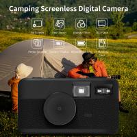 China Retro Screenless Digital Camera Screen-free 8 Mode Filters Without Screen 8MP Photo with Photo Counter LED Flash Camping Camera for sale