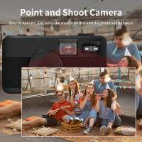 China Retro Screenless Digital Camera Screen-free 8 Mode Filters Without Screen 8MP Photo with Photo Counter LED Flash Camping Camera for sale