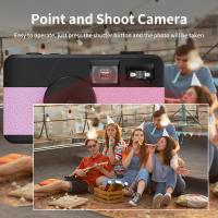China Mini Retro Screenless Digital Point and Shoot Photo Camera Screen-free 8 Mode Filters 8MP Photo LED Flash Camping Snap Camera for sale