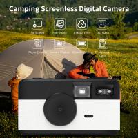 China Retro Screenless Digital Camera Screen-free 8 Mode Filters Without Screen 8MP Photo With Photo Counter LED Flash Camping Camera for sale