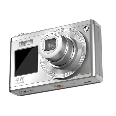 China Hot Sale 4k Dual Lens Digital Cameras 60mp 10X Optical Zoom Video Recorder with Face Detect&Macro Shooting  for Photography for sale