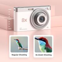 China Newest Portable HD 4K 50MP Video Digital Camera 8X Optical Zoom AF Autofocus 2.88 Inch IPS Screen Vlog Mini Camera for Travel for sale