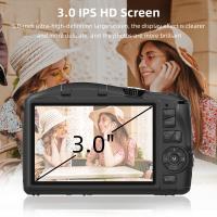 China Newest Dslr 4K 48MP Mirrorless Retro Digital Camera 16X Digital Zoom 3.0 IPS Screen Video Recorder Vlogging Camera for Student for sale