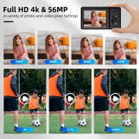 China Best Action 4K  Professional Travel Handy  Camcorder 4K Video Camera for Vlog for sale