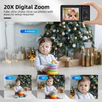 China Factory Wholesale HD 4K 56MP Digital Camera Photo+Video Recording Vlogging Camera Compact Portable Student Camera for sale
