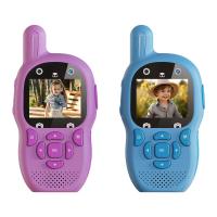 China Brand New Children's Video Walkie Talkies Anti-Lost Design Long Range 500-1000mAh Battery Audio Interphone Funny Games Easy Use for sale