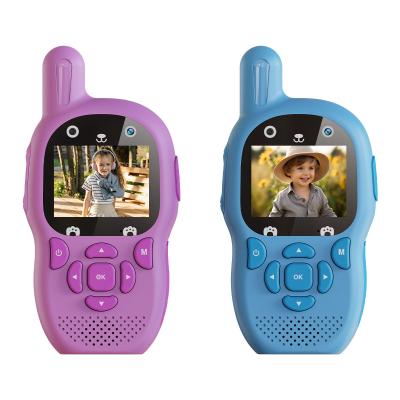 China Brand New Children's Video Walkie Talkies Anti-Lost Design Long Range 500-1000mAh Battery Audio Interphone Funny Games Easy Use for sale
