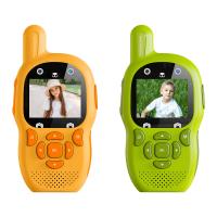 China Brand New Children's Video Walkie Talkies Anti-Lost Design Long Range 500-1000mAh Battery Audio Interphone Funny Games Easy Use for sale