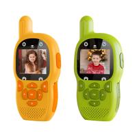 China 2026 Newest Portable Children Video Walkie Talkies for Kids Outdoor Parent-child Interphone Toys with 3 Funny Games Easy to Use for sale