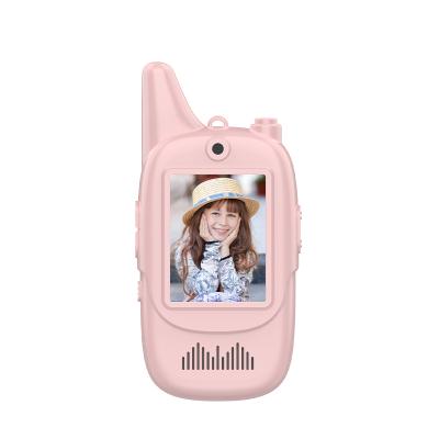 China Newest Portable Children Walkie Talkie for Kids 2 Pack in Set With  2 Inch IPS Screen Video Intercom As Birthday Christmas Gifts for sale